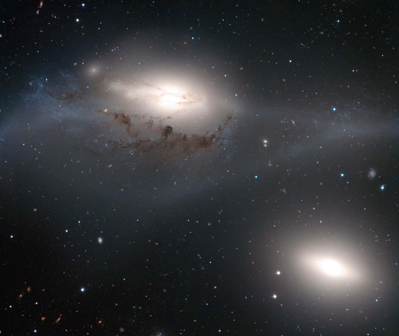The Eyes Galaxies: NGC 4438 • NGC 4435 | Earth Blog