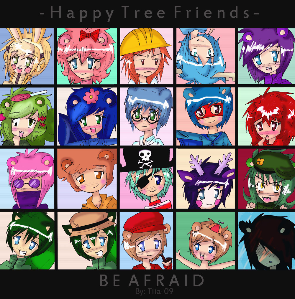 Happy Tree Friends en versión anime