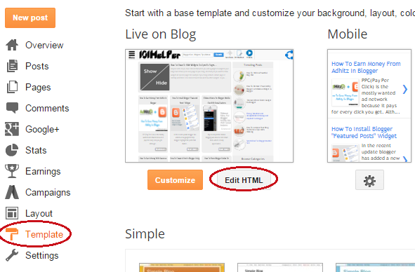 seo tips: How To Add "Embed Post Button" In Blogger