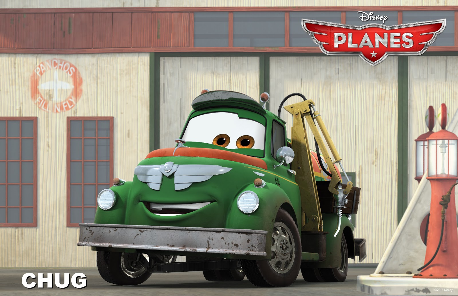 Indy Transponder: Fuel truck Chug is a guy's guy... #DisneyPlanes