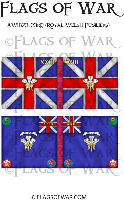 Flags of War: 28mm New and Refreshed AWI British Flags