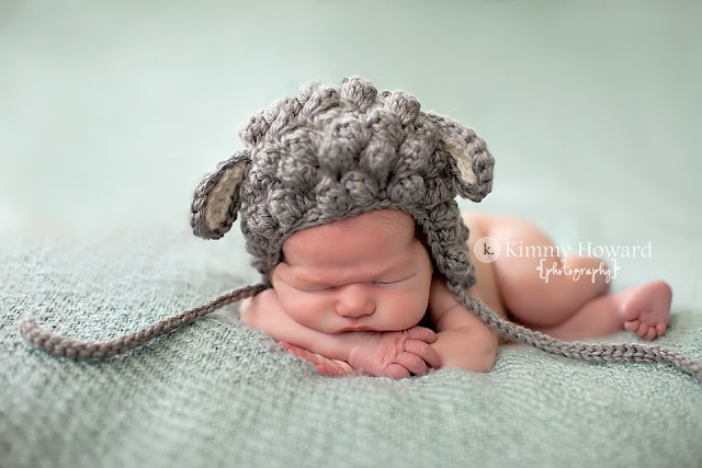Cherub Chic: Boy Sheep Bonnet Style