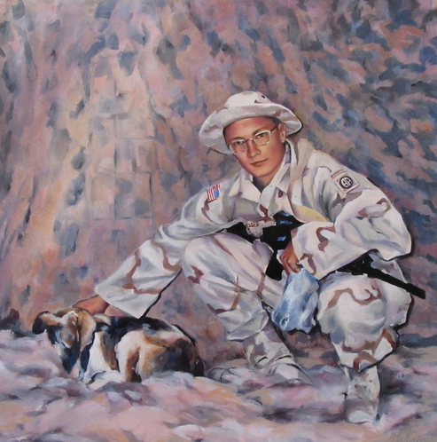 Daily Painters Abstract Gallery: Figurative Painting,Soldier,Military ...