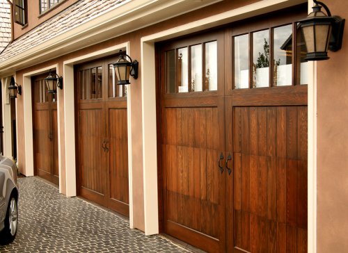 Our French Inspired Home: European Style Garages and Garage Doors