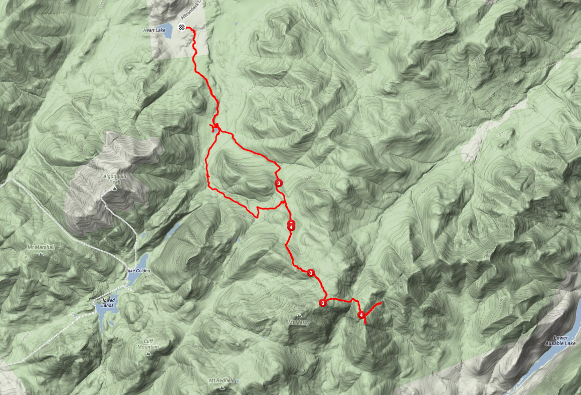 NJ/NY Hikes : Adirondacks: Sno-Bird camping via ADK Loj