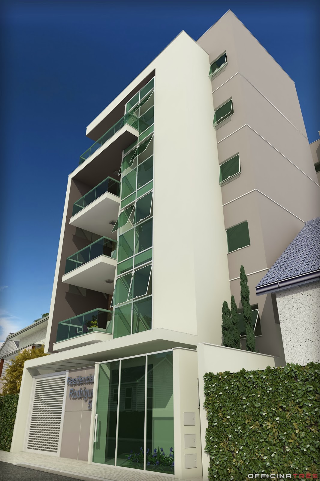 OfficinaTrês: Prédio Residencial em Manhuaçu-MG