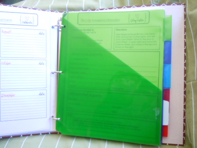 Sweetly Home: Home Notebook - Our Life: Binder