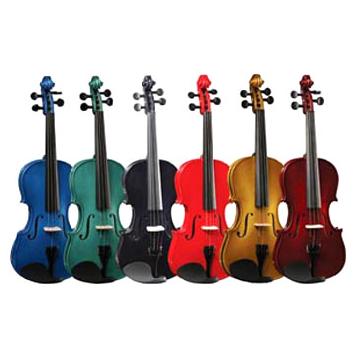 violin: violines de colores