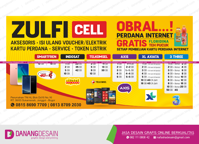 Ide 50+ Desain Spanduk Cellular