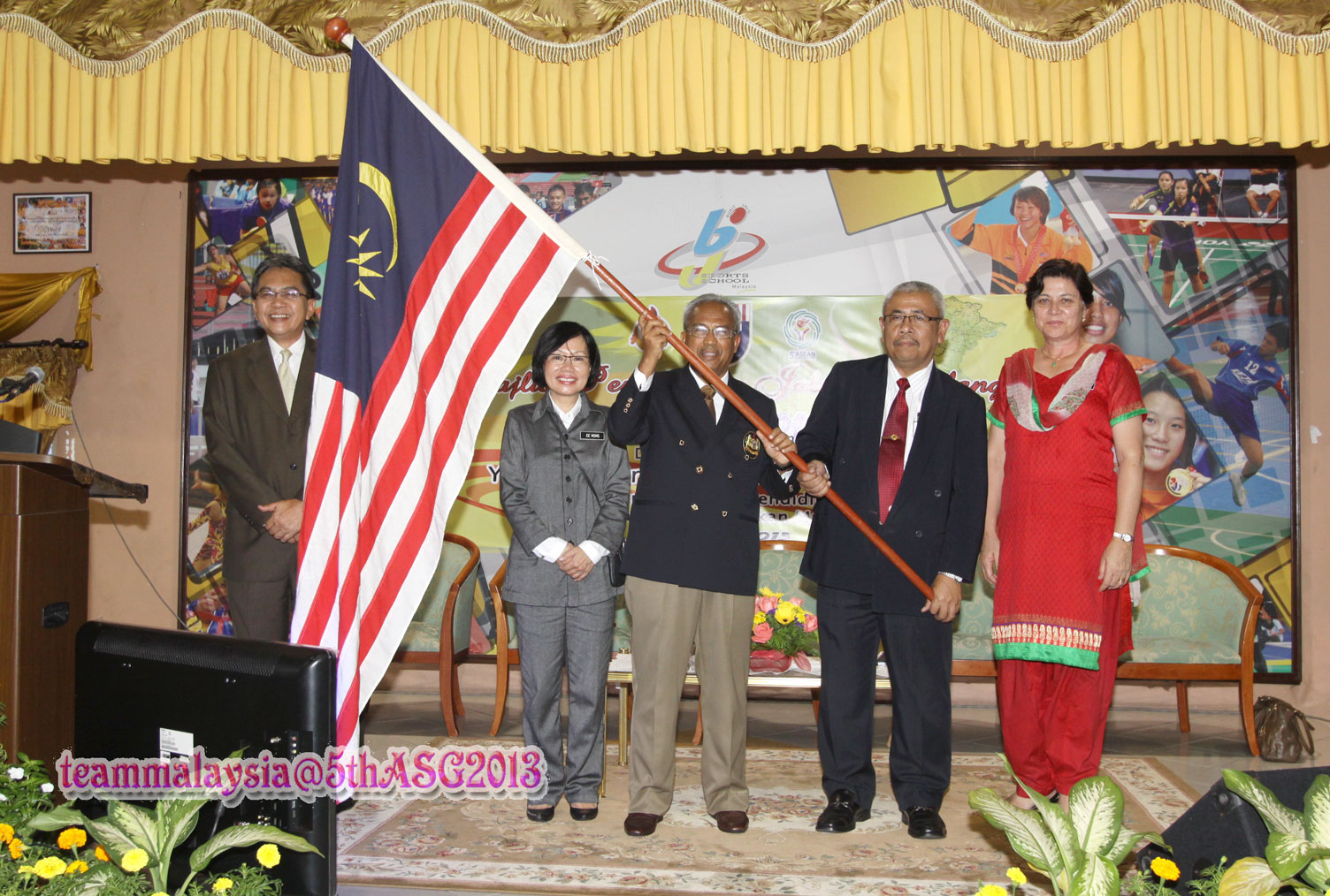 BJSS Sportz Blitz: 5th ASG 2013 Flag Handover Ceremony