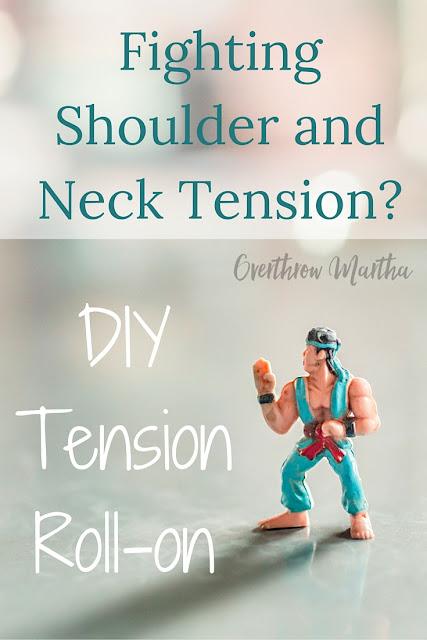 DIY Shoulder and Neck Roll-On - Overthrow Martha