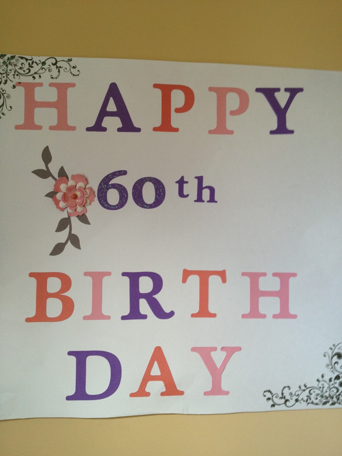 The Right Hughes: 60th Birthday colour challenge