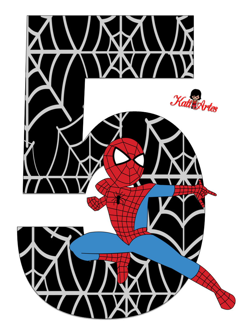 Printable Spiderman Number 3 / Pin by Jeysell Mendoza on TV/Comic ...