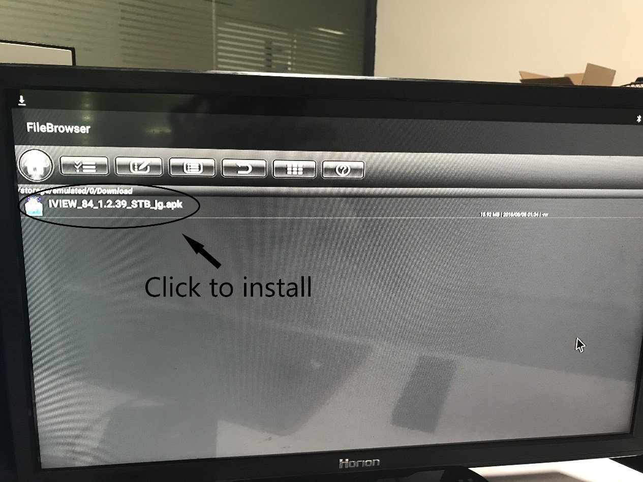 How to install Iview HD APP on box