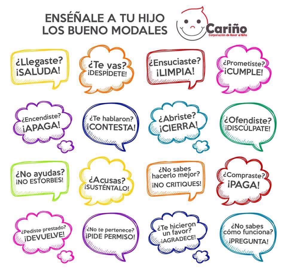 ENSÉÑALE A TU HIJO LOS BUENOS MODALES | ZonadeavanzadaHD