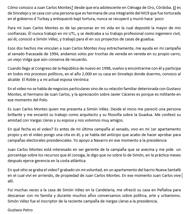 Movimiento Progresista Colombiano: 2018