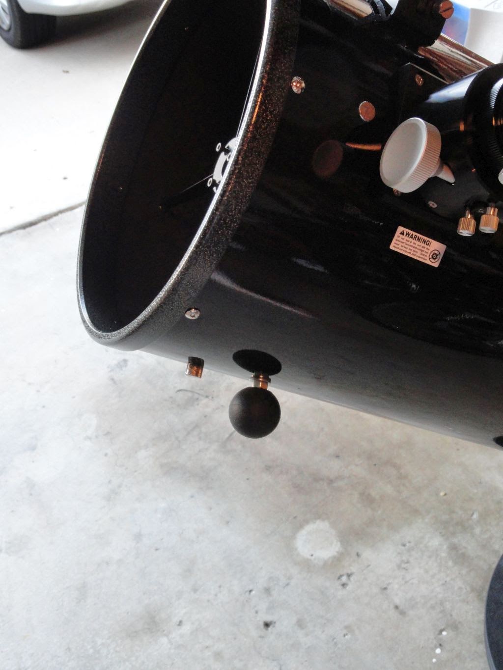 Andy's Astronomy: Some observing, a light shield and knob for my AD10 ...