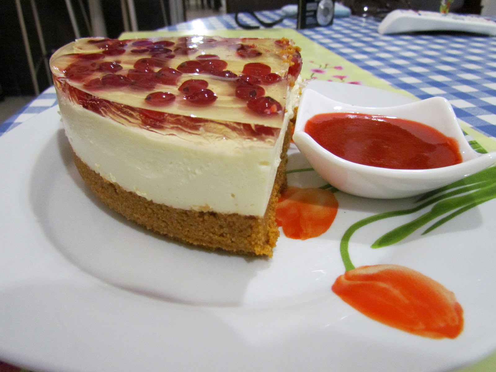 Kitchen and Grill: Cheese-Cake con Aspic di Ribes