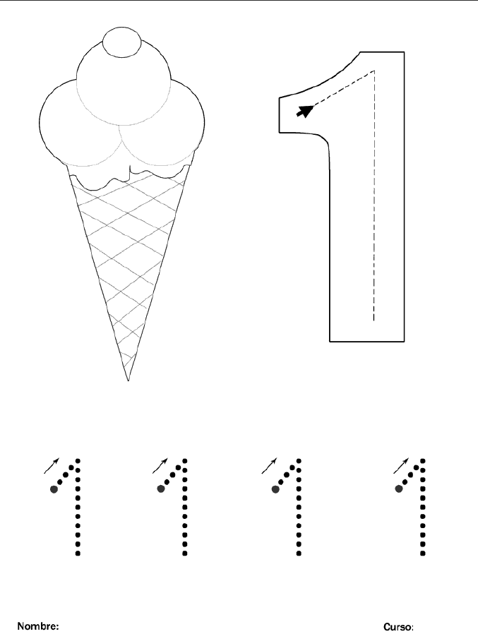 Números para rellenar - Imagui