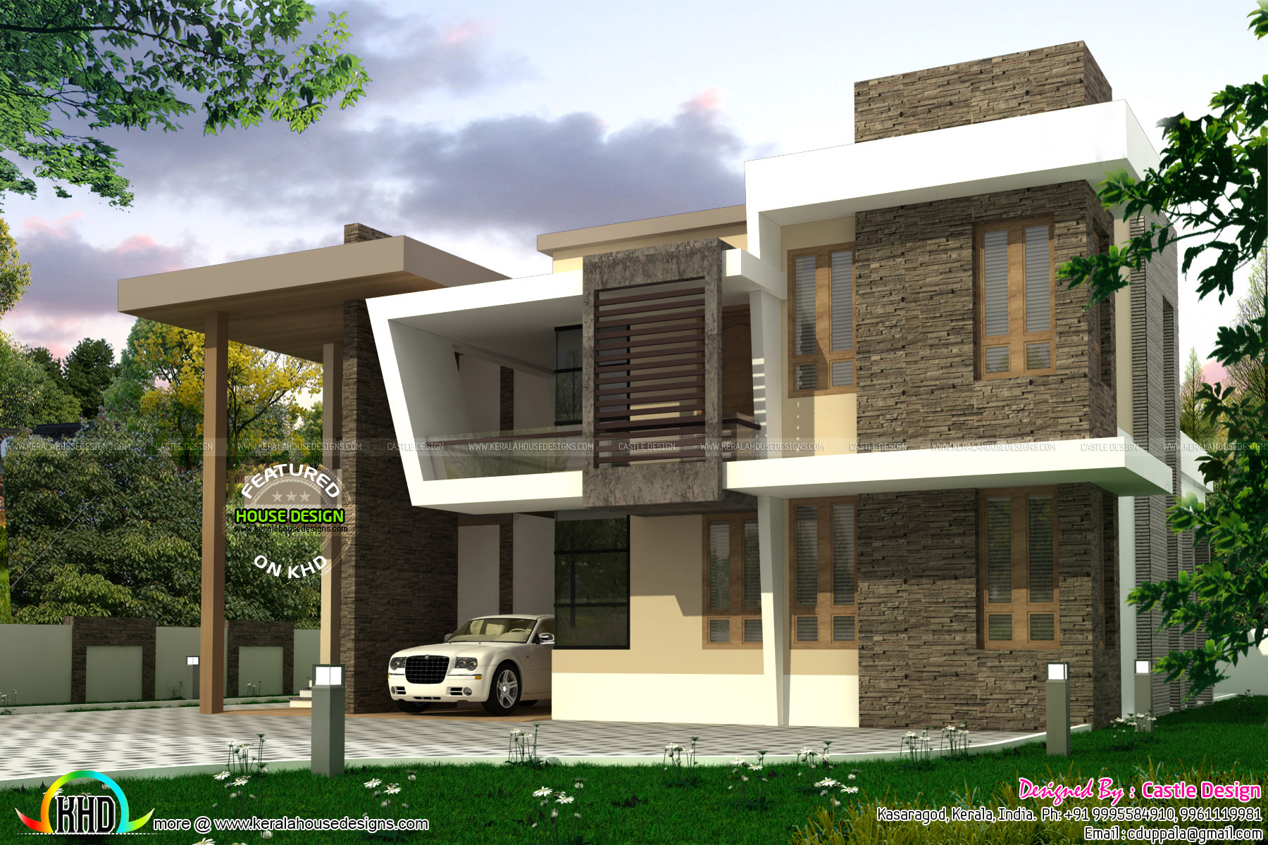 223 sq-m, 4 bedroom contemporary home - Home Design Decor