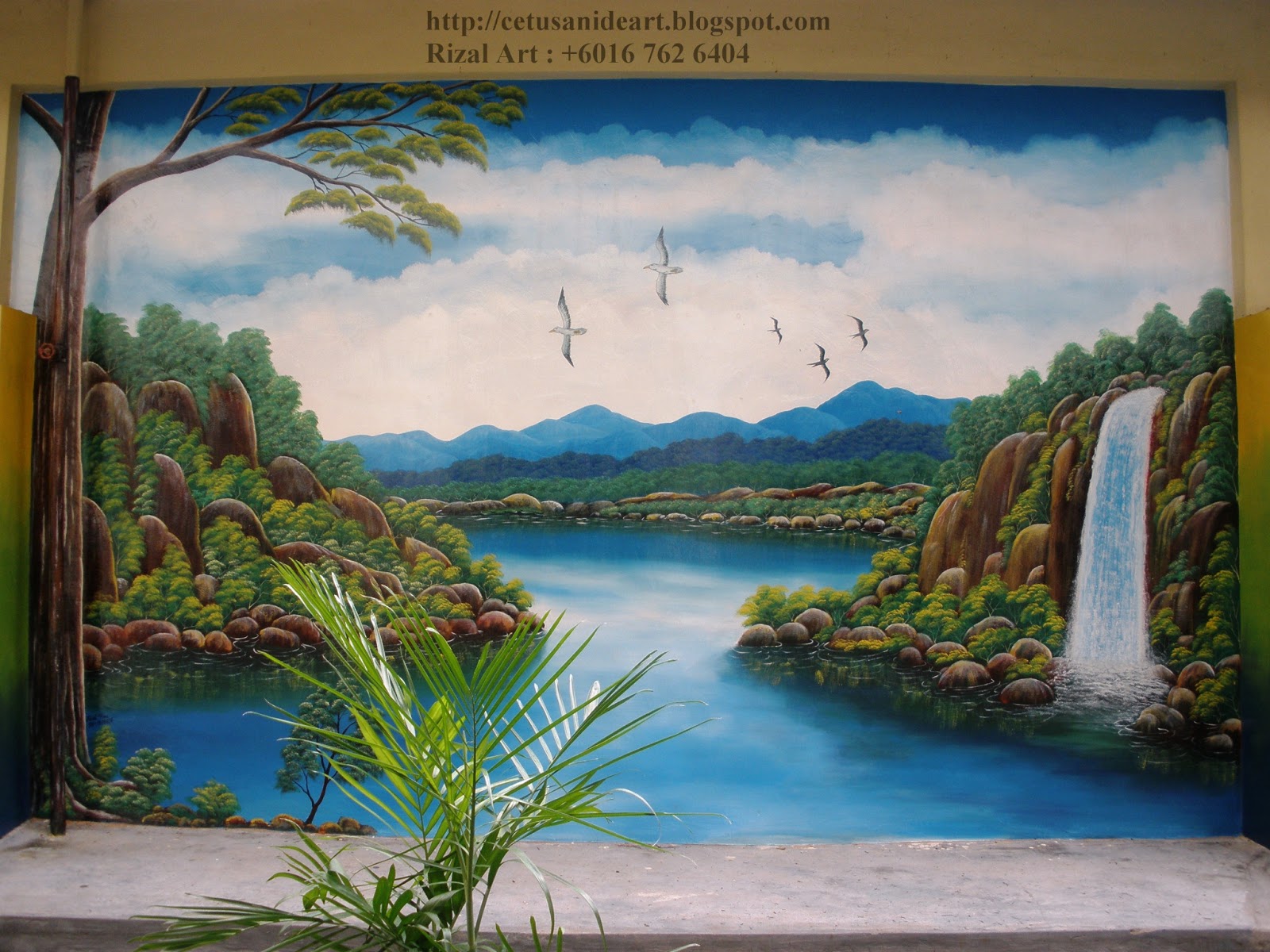 MURAL ART CETUSAN IDEA: SAMPLE IMAGE MURAL ( BACKGROUND ARTS )