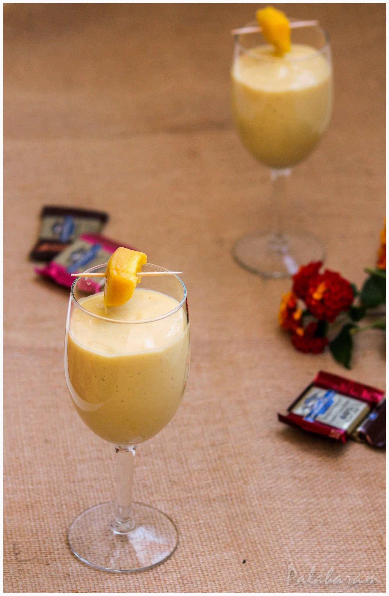 Palaharam: Mango Shake / Mango Milkshake