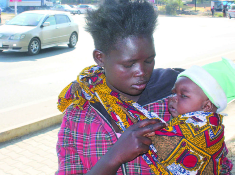 Beggar moms using babies as bait