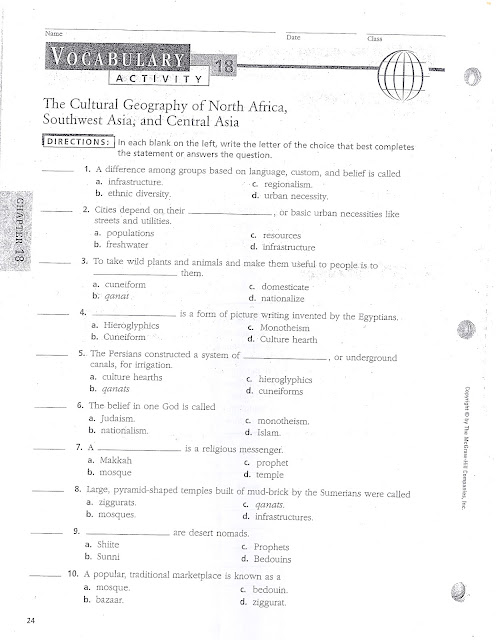 Mr. E's World Geography Page: World Geography 2019 - Chapter 23: Today ...
