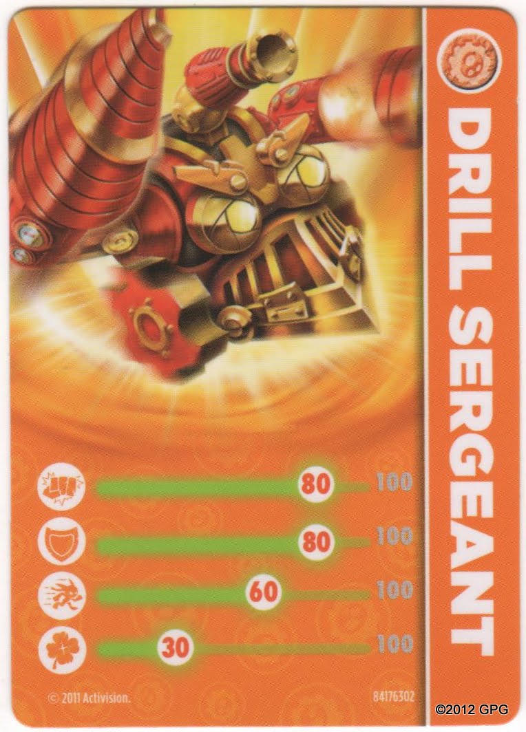 Skylanders | Spyro's Adventure: Skylanders Drill Sergeant Tech Element ...