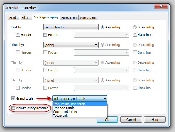 CAD Shack: Everything about Revit Schedules