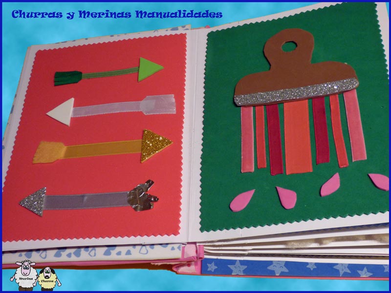 Libro de Texturas Scrapbooking para niños
