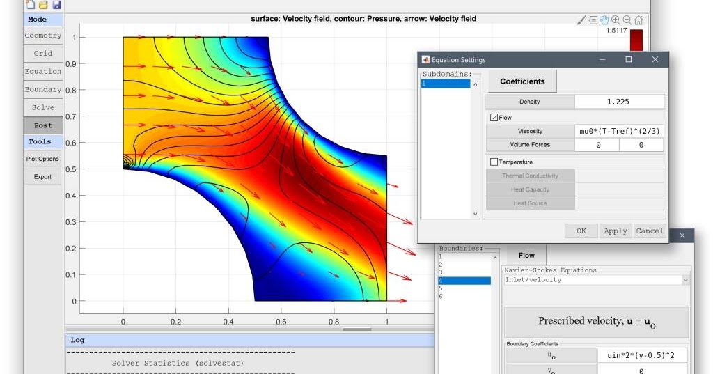 Công nghệ Ngăn sông, Đê điều và Bảo vệ bờ: MATLAB CFD Toolbox
