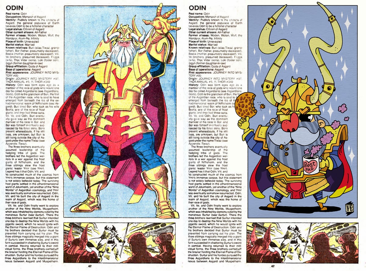 The Official Handbook to the Marvel Universe - REDUX Edition: ODIN by ...
