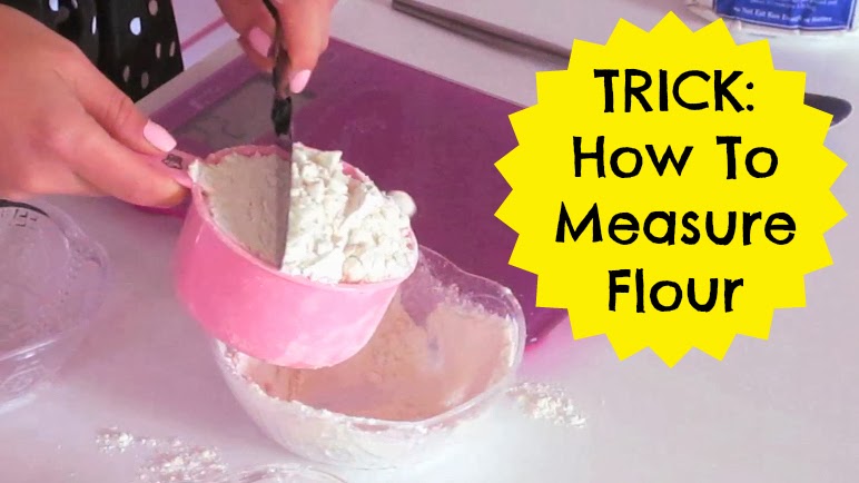 {VIDEO} How To Properly Measure Flour (#1 baking mistake) | Baking 101: Quick, Easy Tips ...