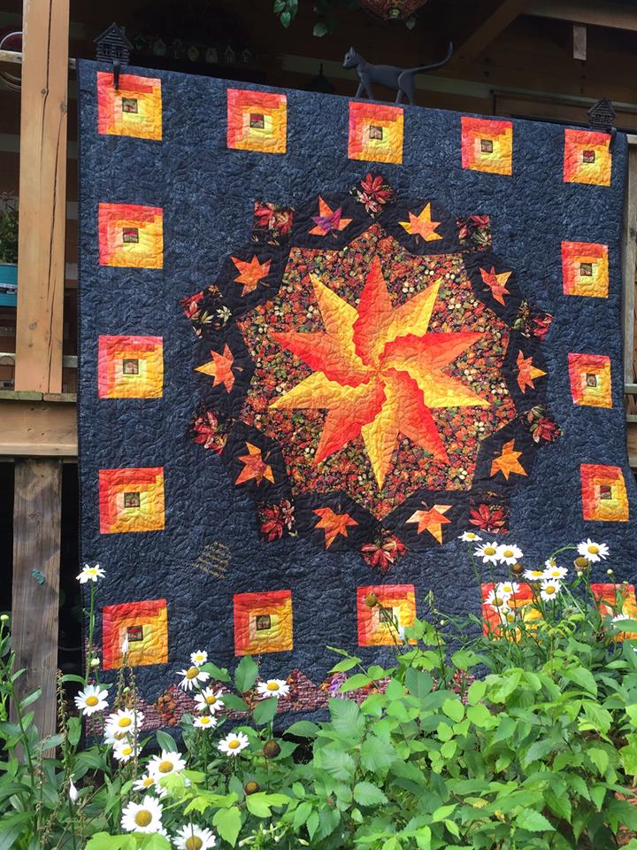 Quiltessa: Patchwork palette: "The perfect Firestorm". Finished!