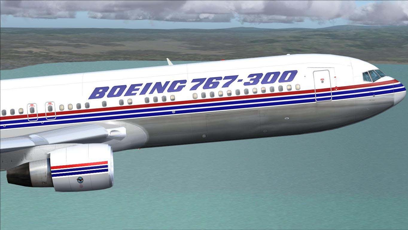 Texturas Brasileiras: Boeing House Colors N767S Boeing 767-300ER