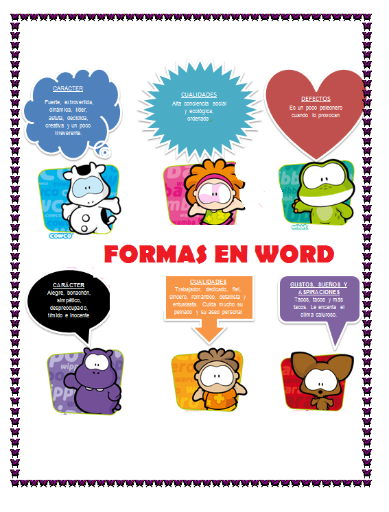 COLEGIO NEIL ARMSTRONG DE LOS OLIVOS: PRACTICA FORMAS EN WORD