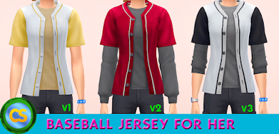 Baseball Jersey For Her ~ Cepzid Sims