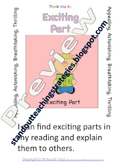 Stand Out Teaching Strategies: Reading Comprehension- Think Marks