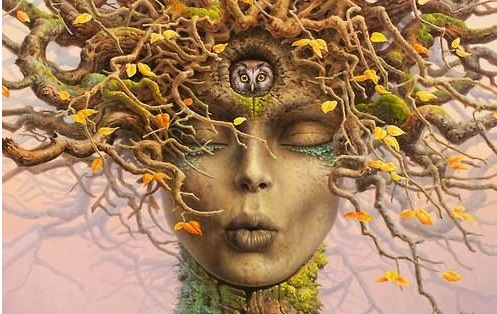 ARBOLESCENCIAS TELÚRICAS: HAMADRYADES : PODER DIVINO DE LOS ARBOLES