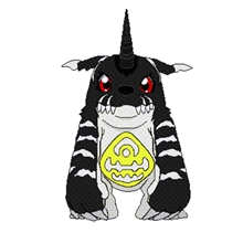 BlackGabumon Line Olegmon ~ MEU×DIGIMON