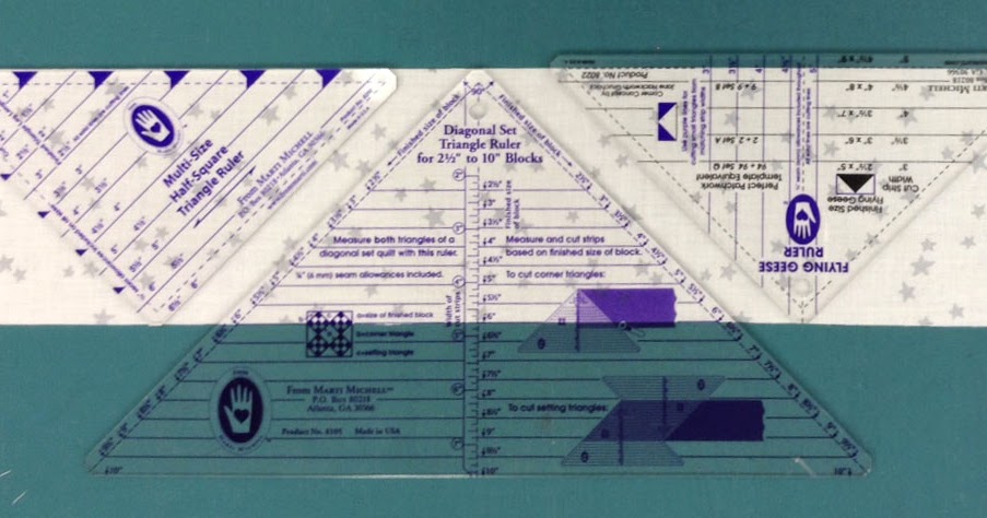 From Marti Michell Quilting Blog: Chart 22: Setting Triangles and Cat ...