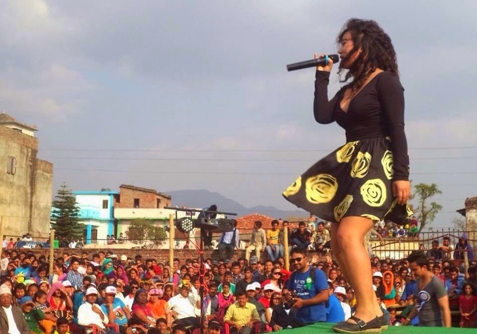 Folk Singer Jyoti Magar Rocks The Stage Photos - Nepali Model