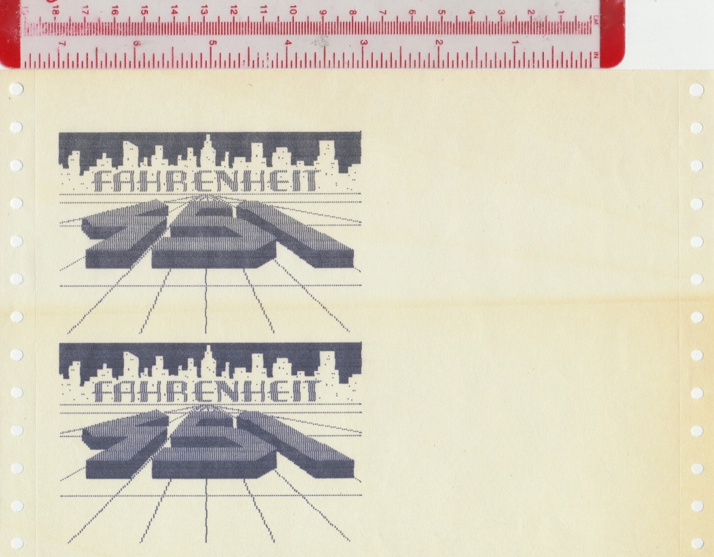 Tenth Letter of the Alphabet: Lettering: Fahrenheit 451