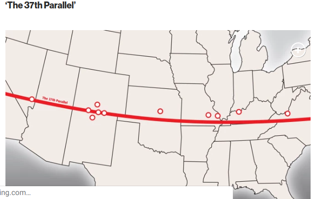 45th Parrallel On United States Map - Map