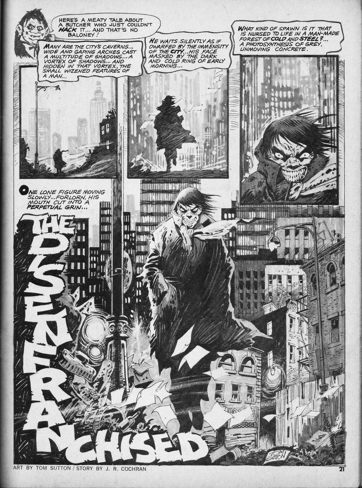 TALES FROM THE KRYPTONIAN: Suddenly a scary Saturday with Tom Sutton