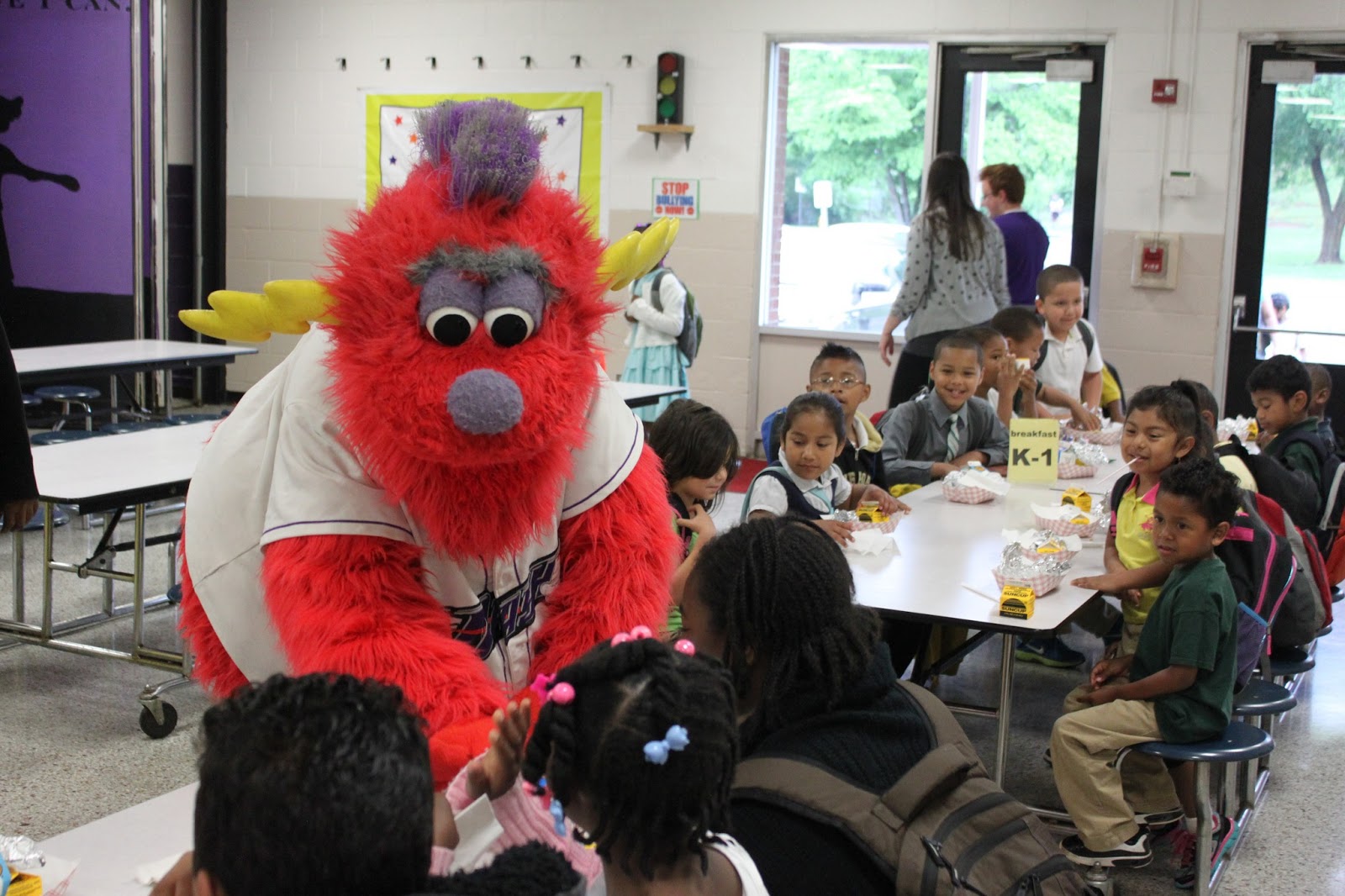 Your Permanent Record: Winston-Salem Dash Mascot Visits Kimberley Park ...