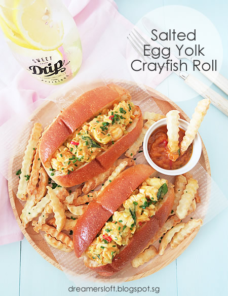 Salted Egg Yolk Crayfish Roll - Delicious Cooking Recipes