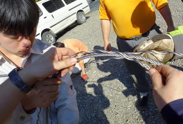 岐阜県立森林文化アカデミーブログ: Semi-Long Splice for Cable Logging (架線集材のためのセミロングスプライス)