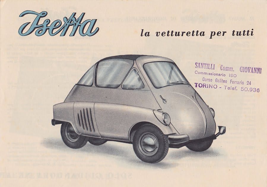 Clasicos-Auto: ISO ISETTA " EL MICROCOCHE